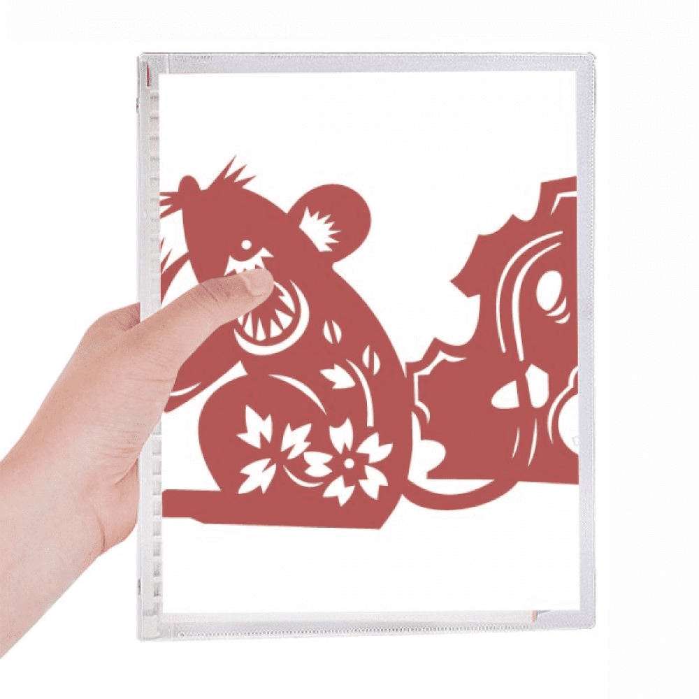 year of rat animal china zodiac pattern notebook loose diary refillable ...