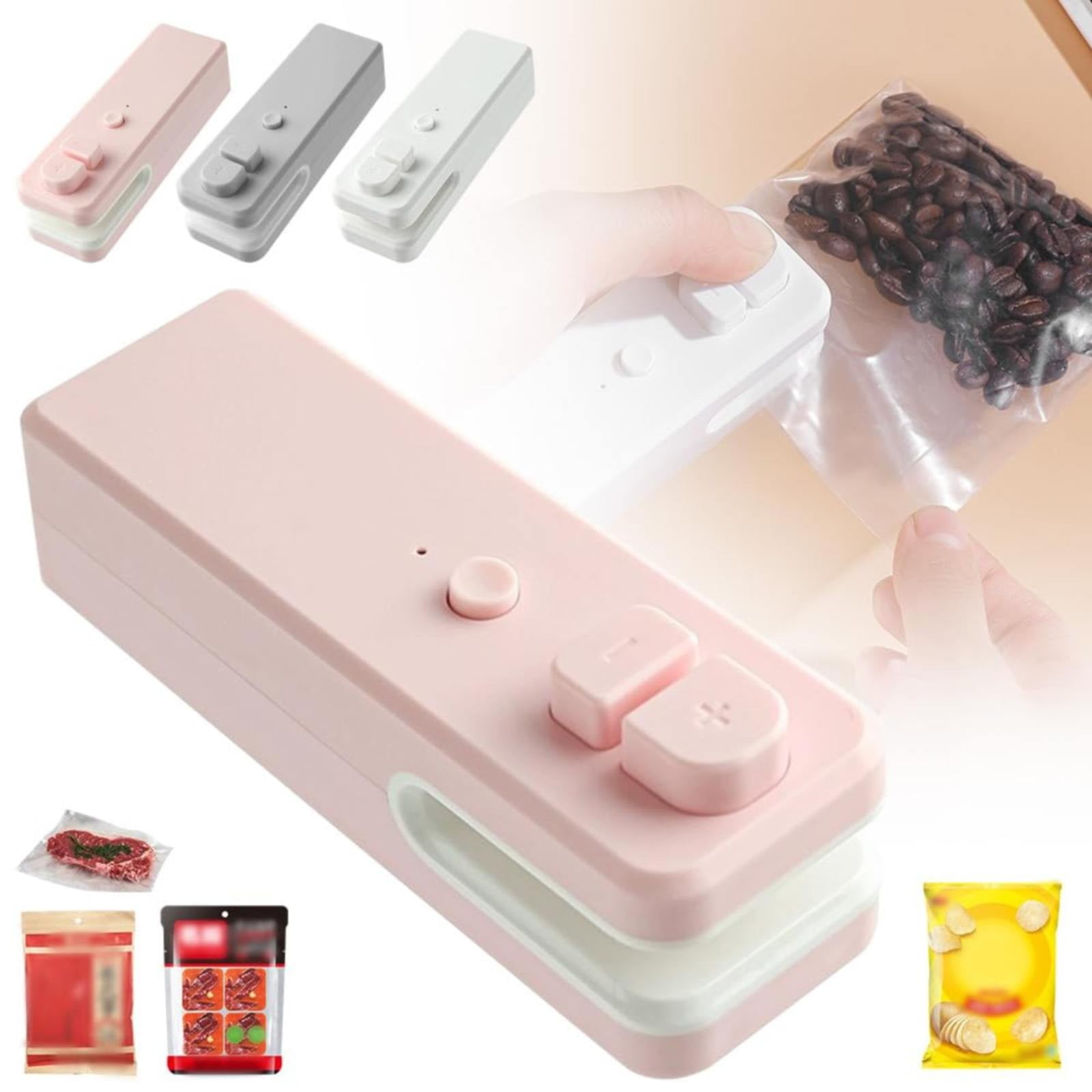 yegeUY Mini Bag Sealer Heat Seal Tool Upgraded 2 In 1 Rechargeable ...