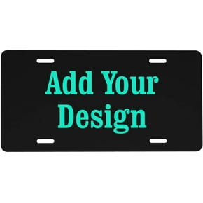 Personalized Front License Plates
