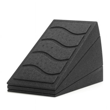 Navaris Slant Board Calf Stretcher - Adjustable Wood Incline Board for ...