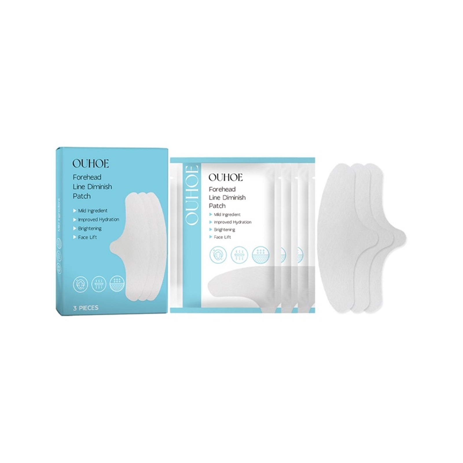 yelldesk Deals Wrinkle Forehead Line Removal Gel Patch Firming Mask ...