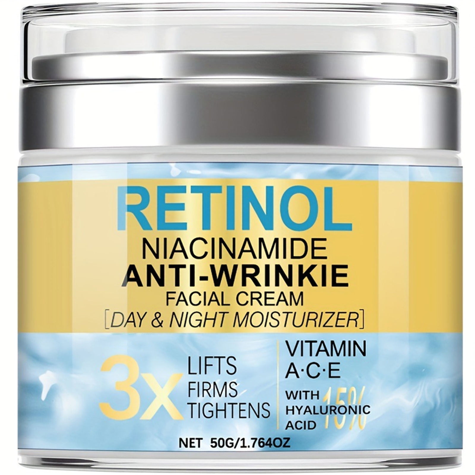 yelldesk Instant Face Lift Cream, Retinol Antiwrinkie Facial Cream Day ...