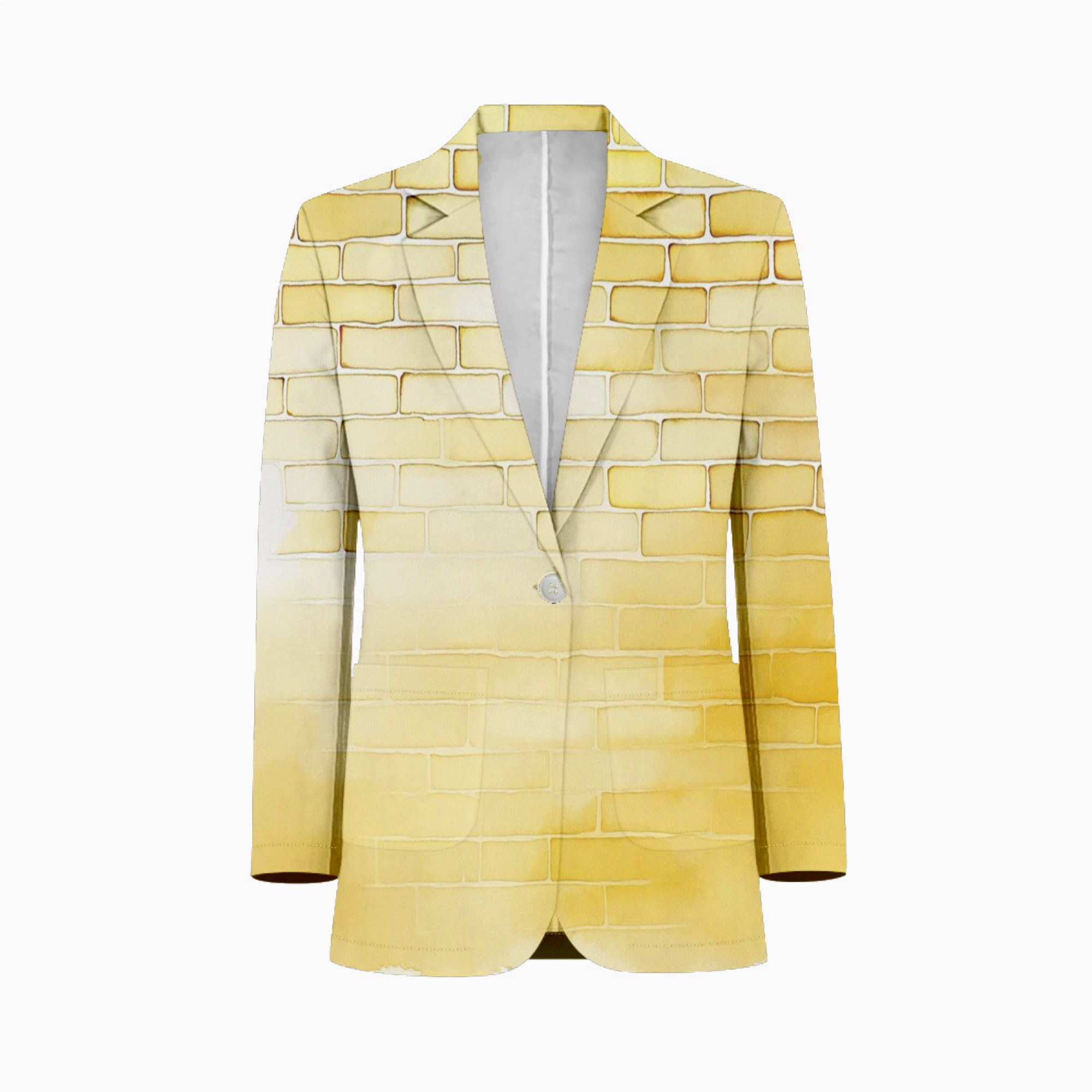 yellow Brick wall Mens Suits Shawl Collar Slim Fit Suit Mens Groom ...
