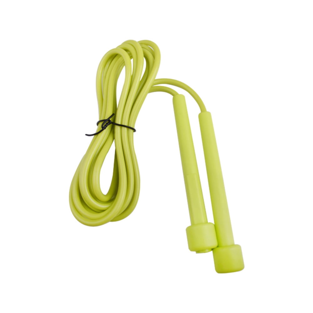 yellow Skipping Rope Adjustable PVC Jump Speed MMA Boxing Lose Weight ...