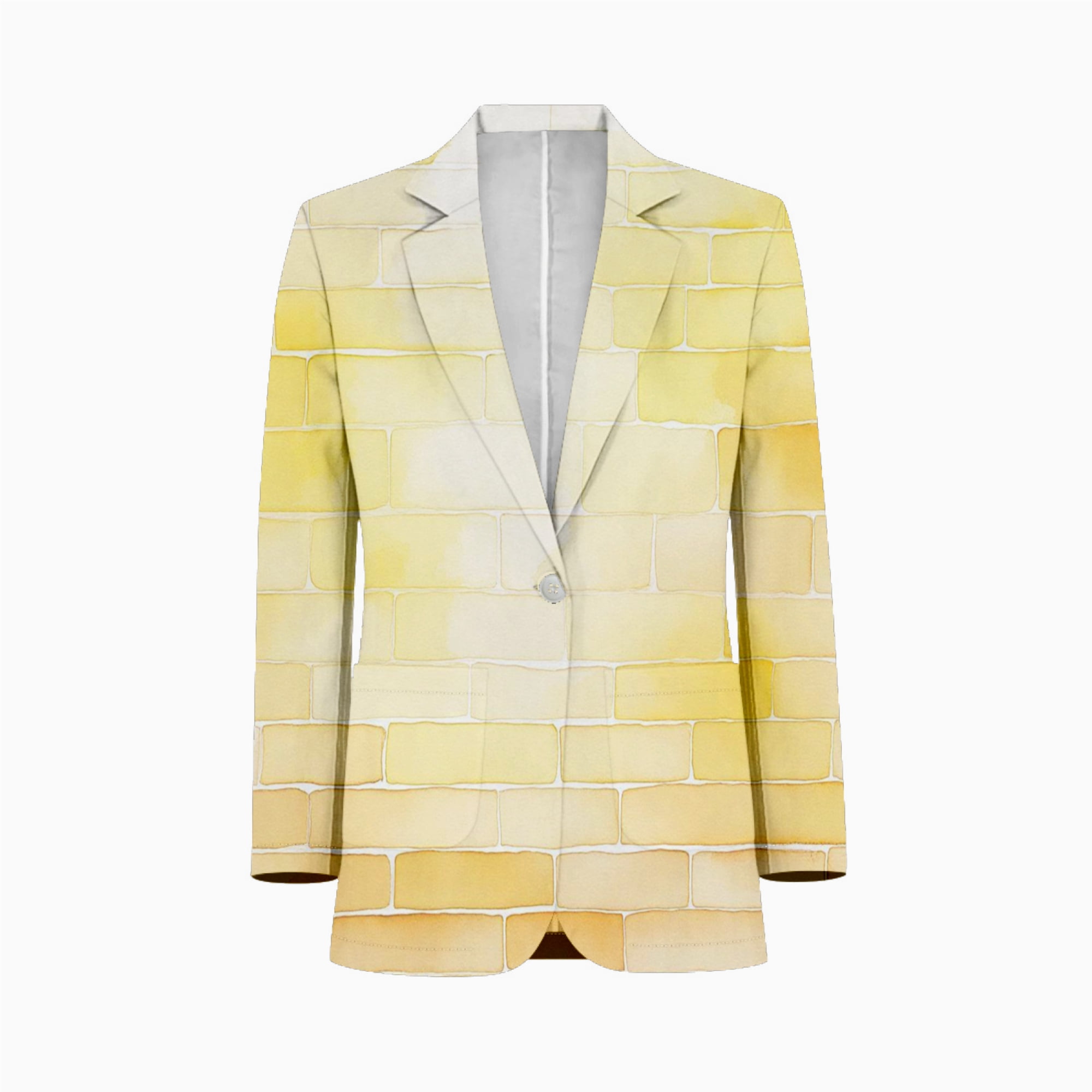 yellow brick wall, Brick Stone wall Mens Suits Shawl Collar Slim Fit ...