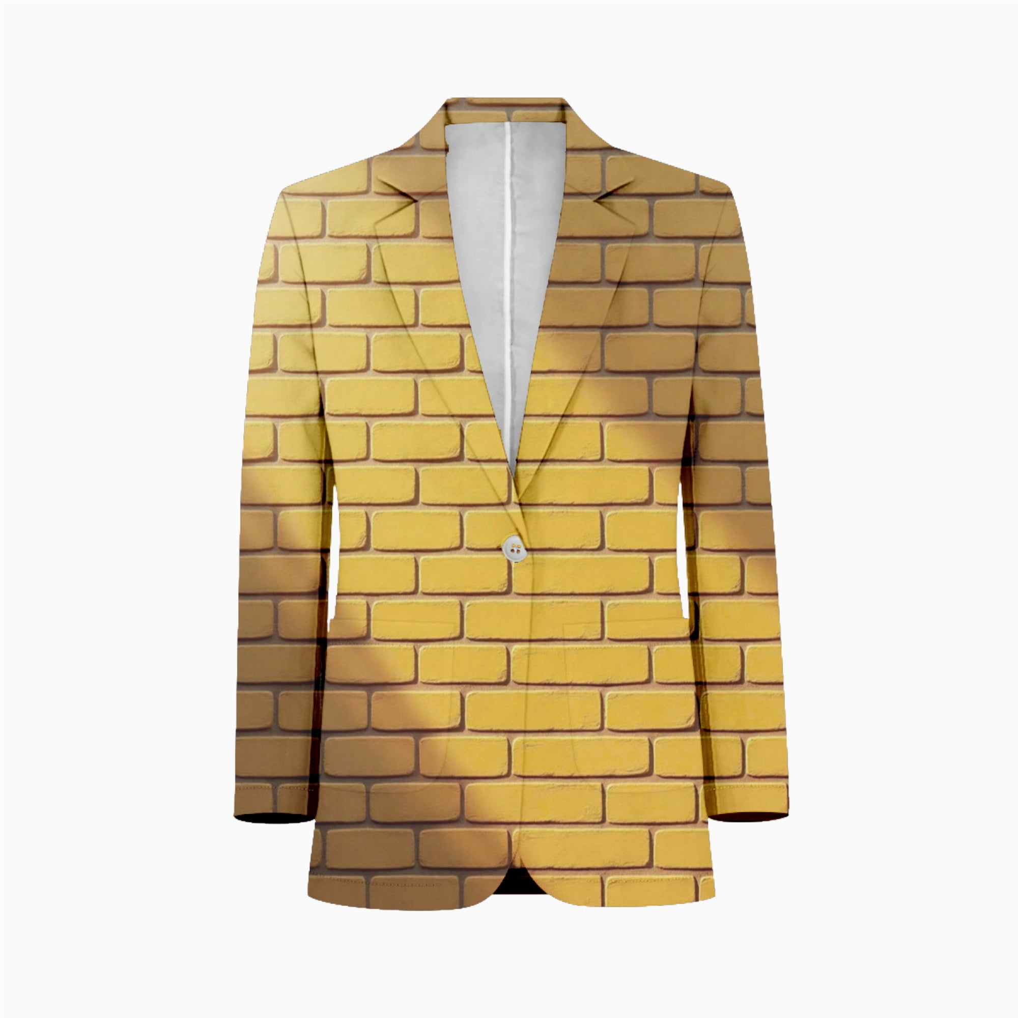yellow brick wall, Brick Stone wall sunlight Customized Men's Suits ...