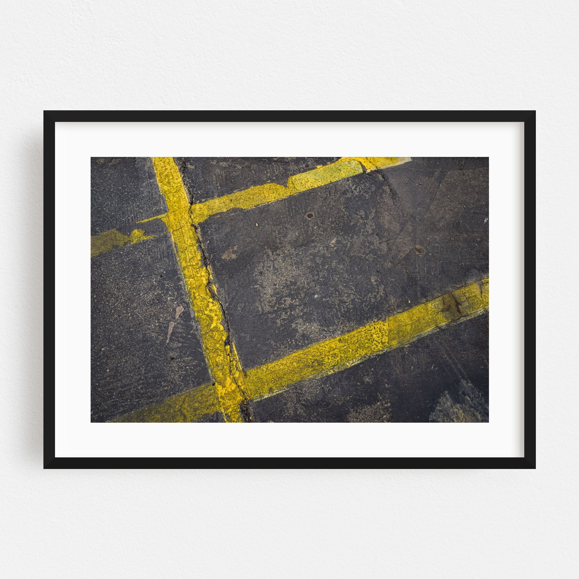 yellow lines pattern - Ridgecrest California Photography Abstract ...