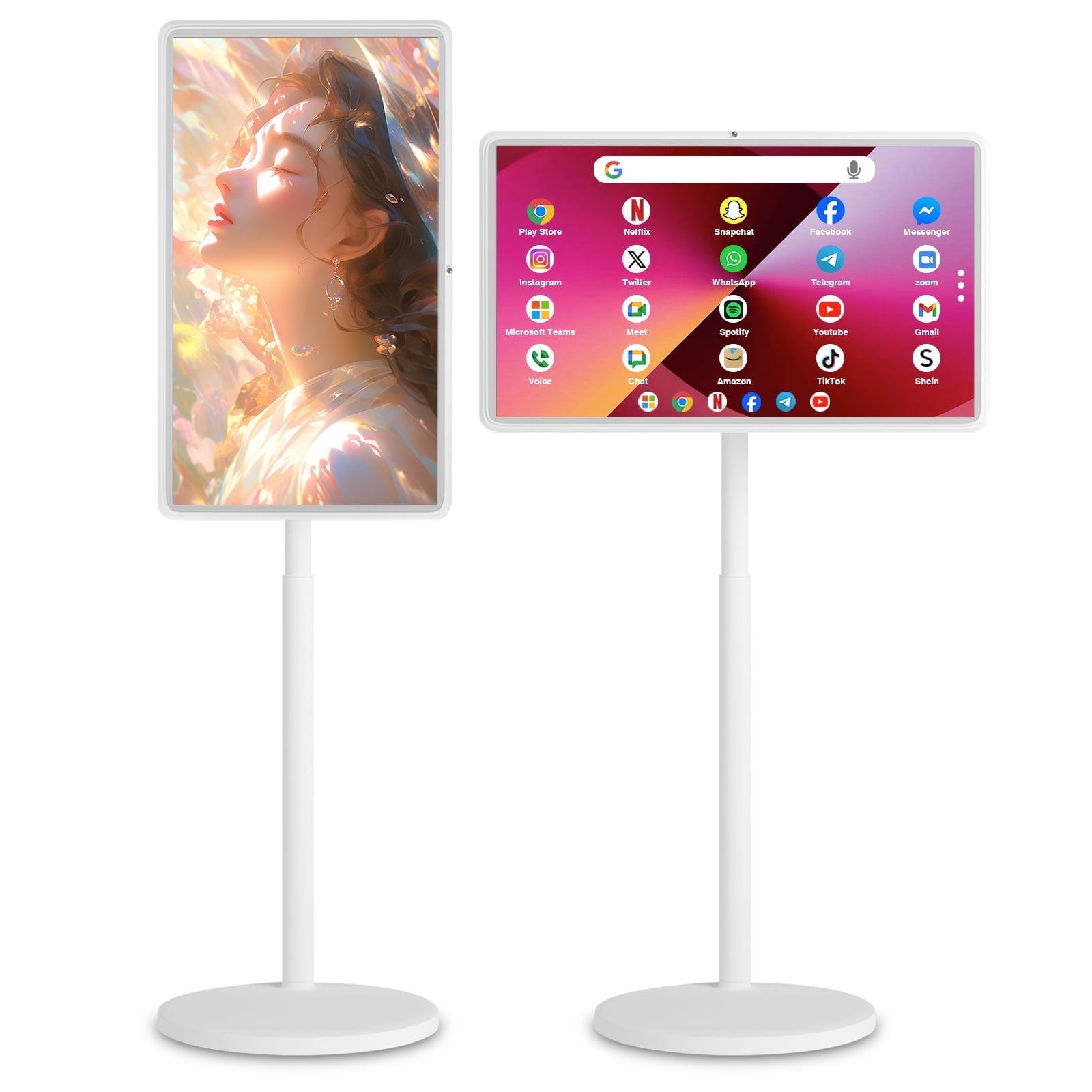 KMOQSP 32'' Smart Screen 1080p Portable Tv |Touch Screen Monitor ...