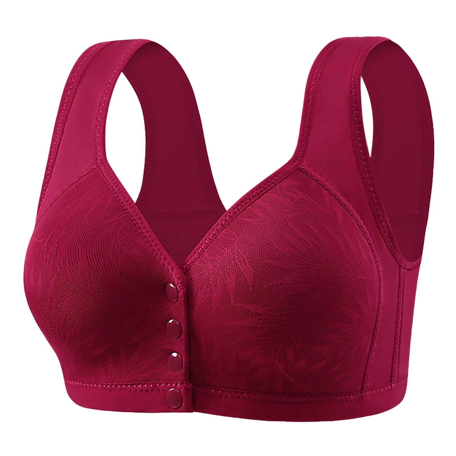 yievot Front Closure Wireless Bras for Women Comfort Full Coverage Bras ...