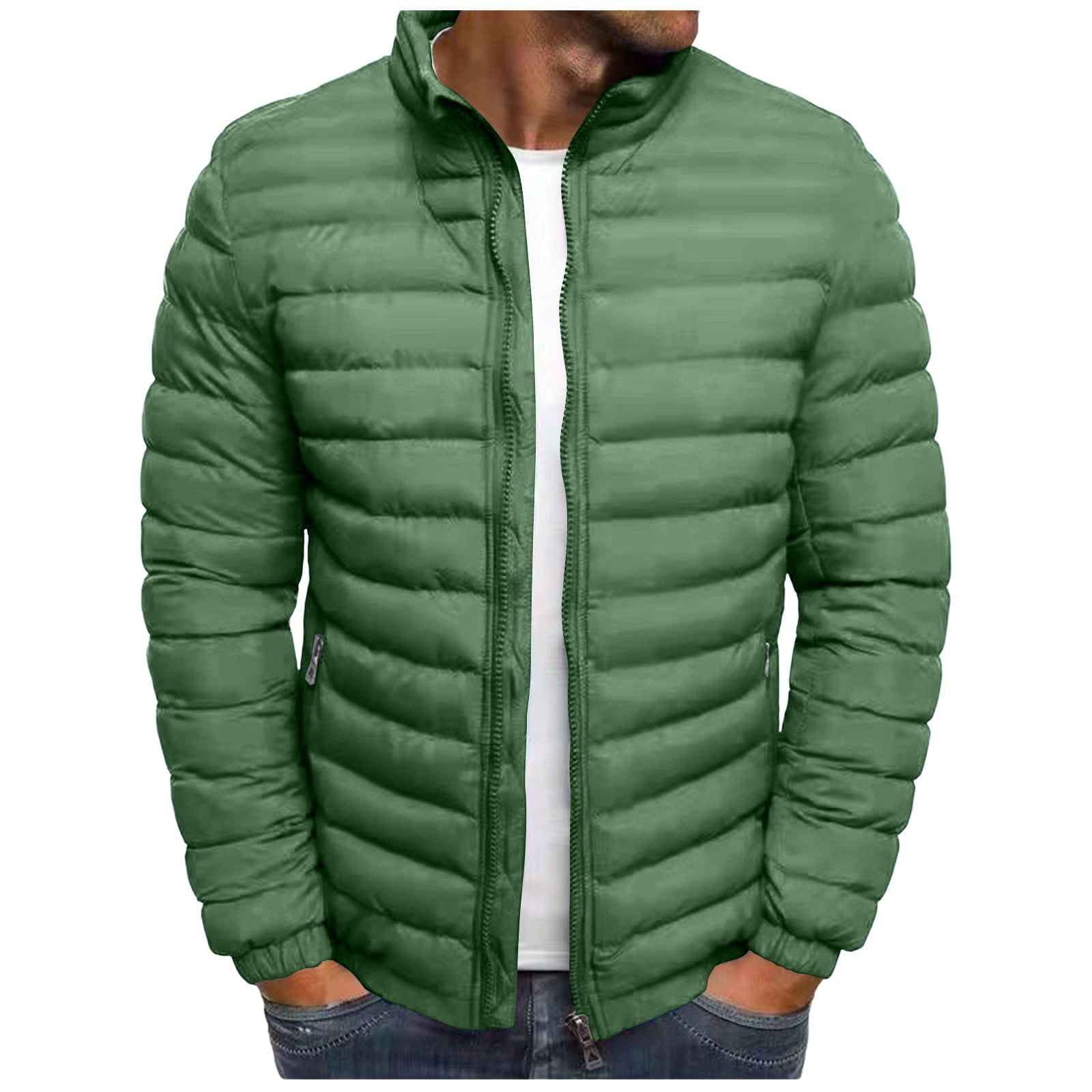 yievot Men's Lightweight Puffer Winter Jacket Insulated Puffy Coat for ...