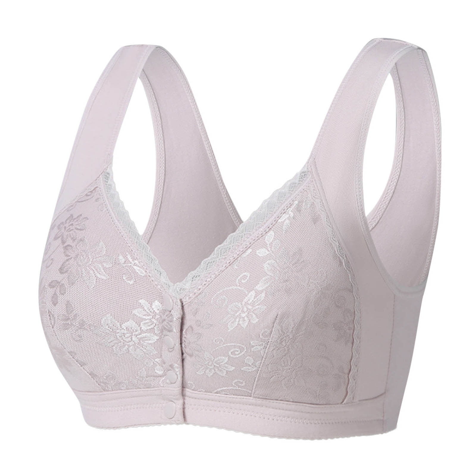 yievot Womens Front Closure Bras Padded Full Coverage Wireless Bras ...