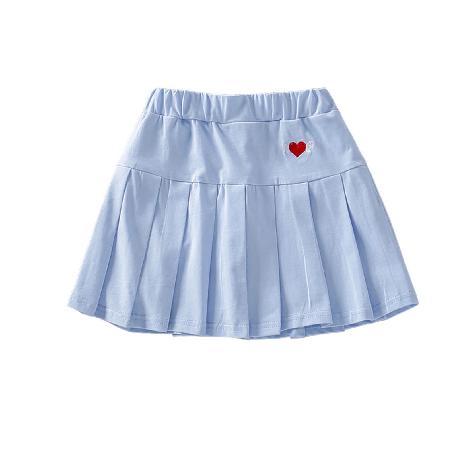 yillto Girls Cotton Skirts Casual Sweat Tennis Skirt Little Girl ...