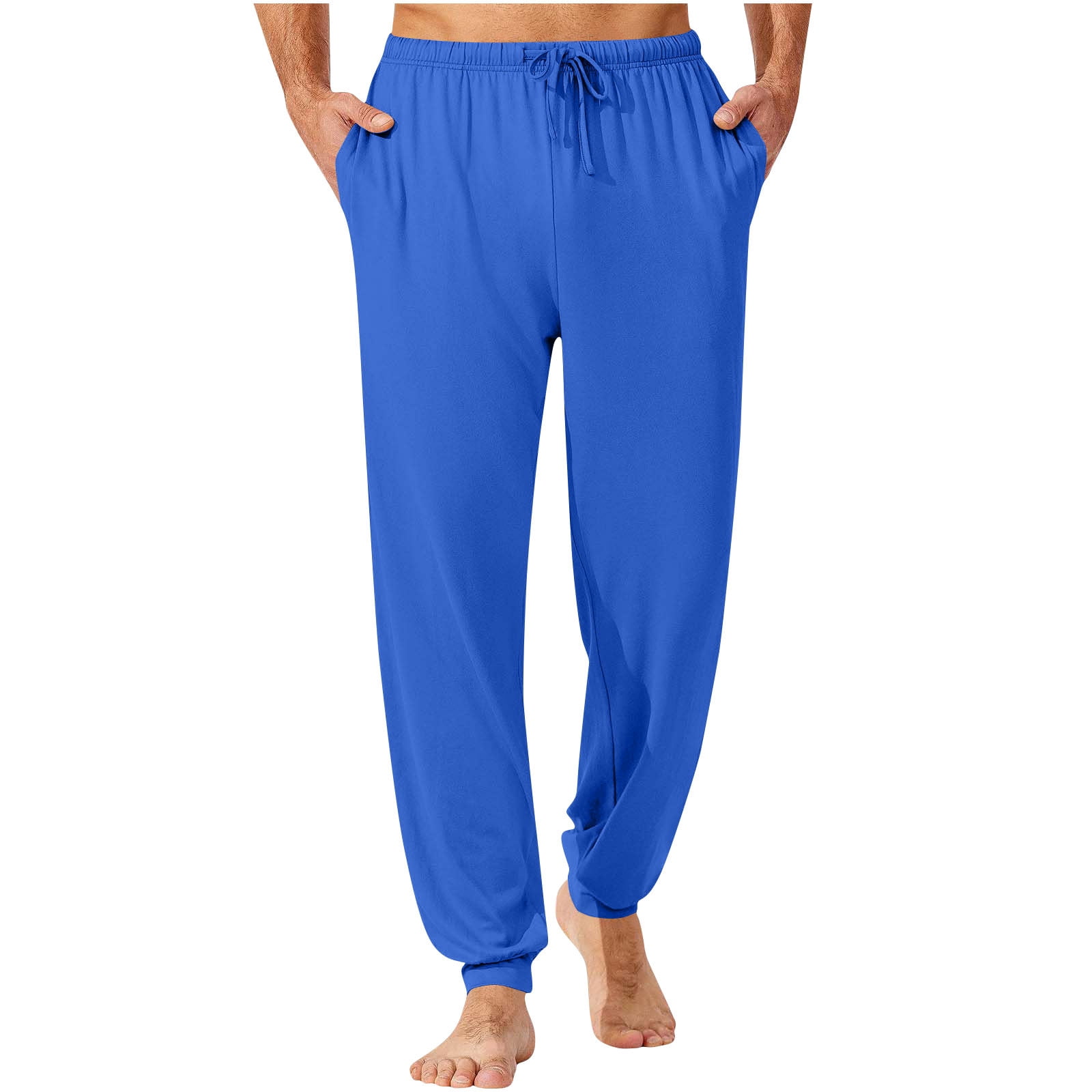 yillto Mens Big and Tall Pajamas Pant Sleepwear Soft Comfy Elastic ...