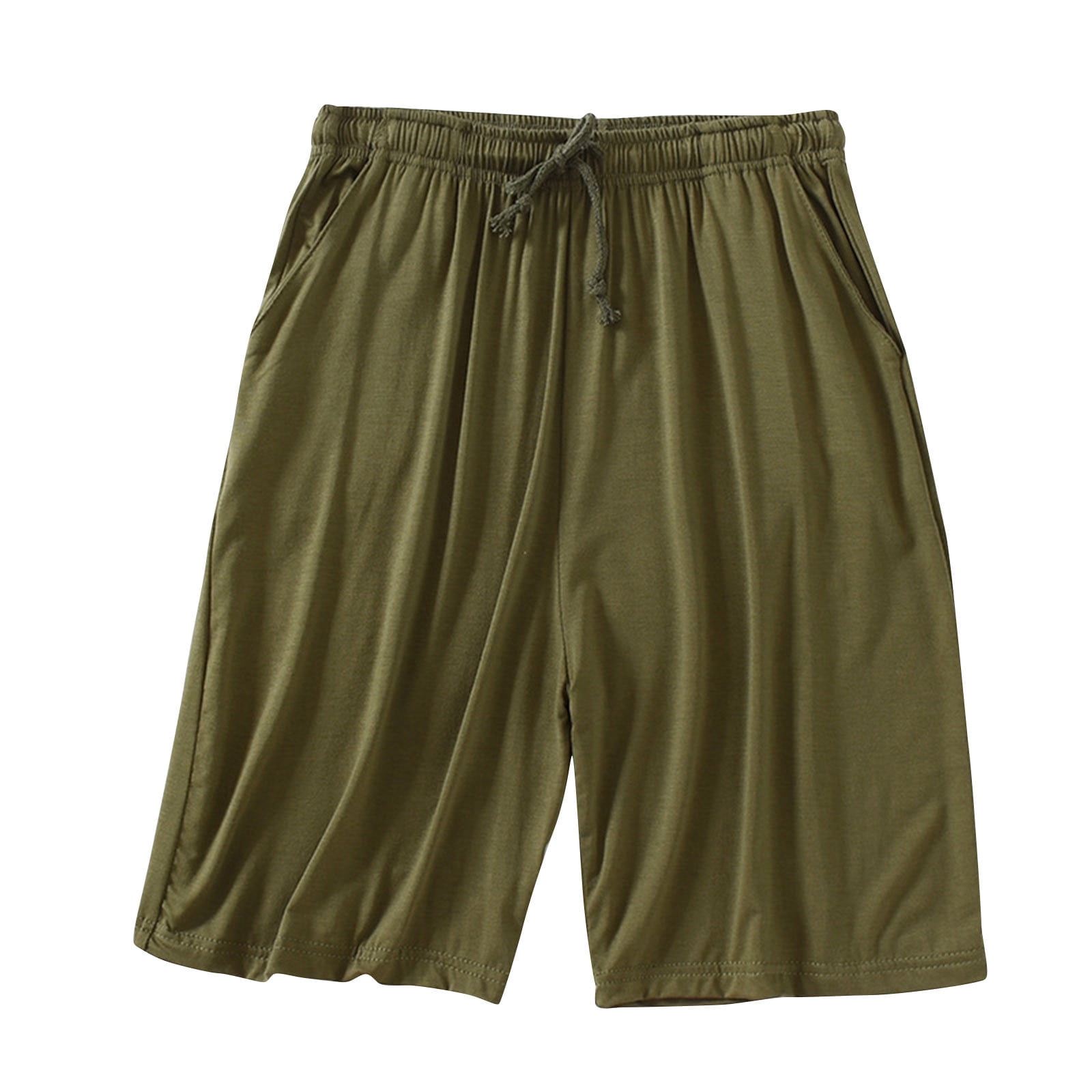 yillto Mens Big and Tall Pajamas Shorts Loose Soft Comfy Lounge Bottoms ...