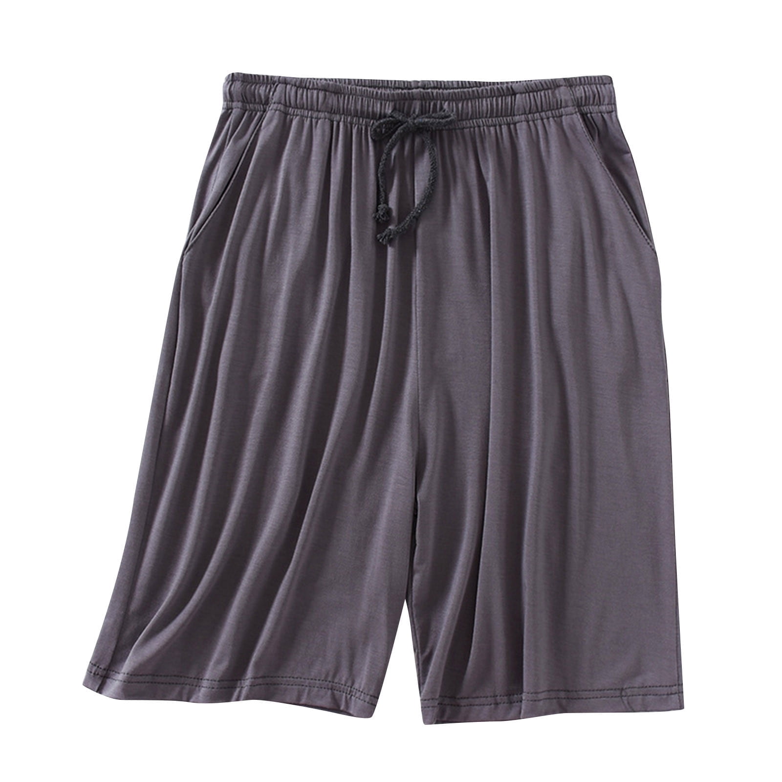 yillto Mens Big and Tall Pajamas Shorts Loose Soft Comfy Lounge Bottoms ...