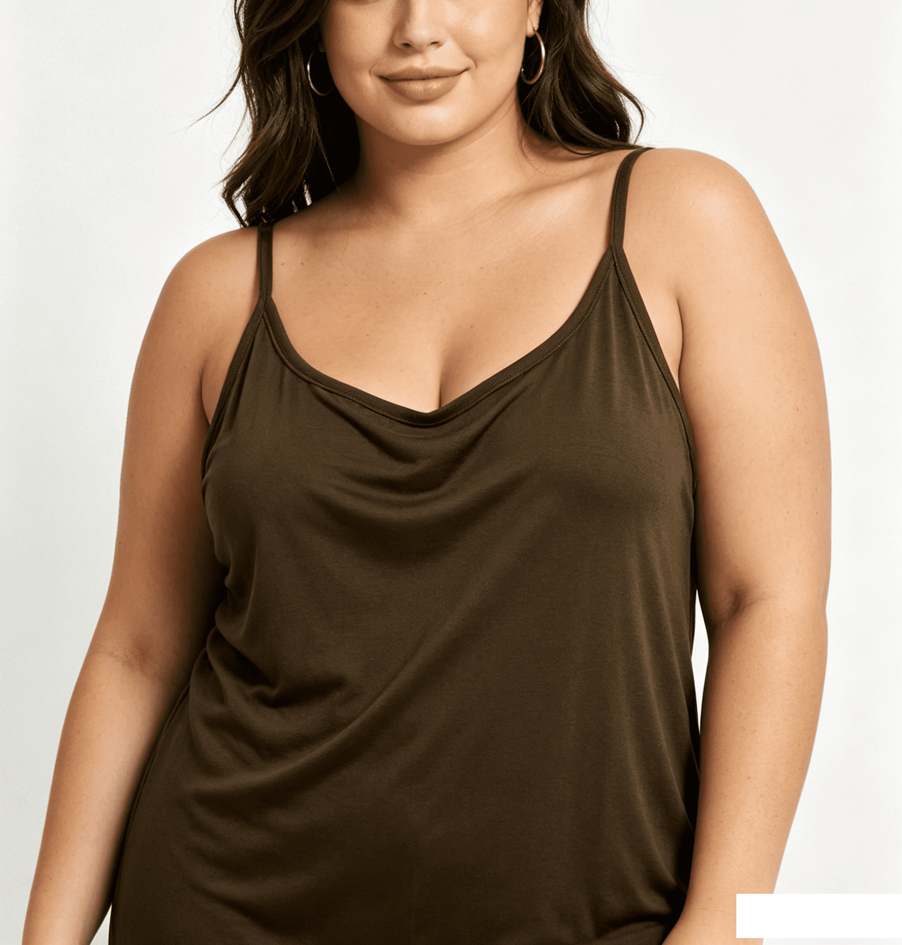 yillto Plus Size Womens Camisole Tops Spaghetti Strap Loose Comfy Tank ...