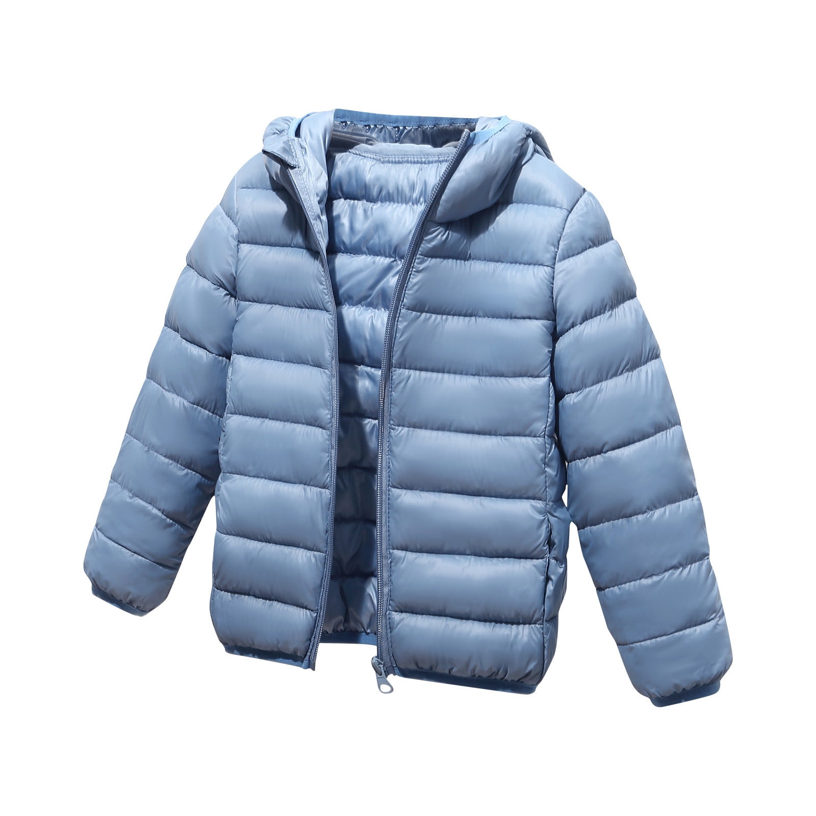 yillto Winter Puffer Jacket for Boys Girls Lightweight Full Zipper Long ...