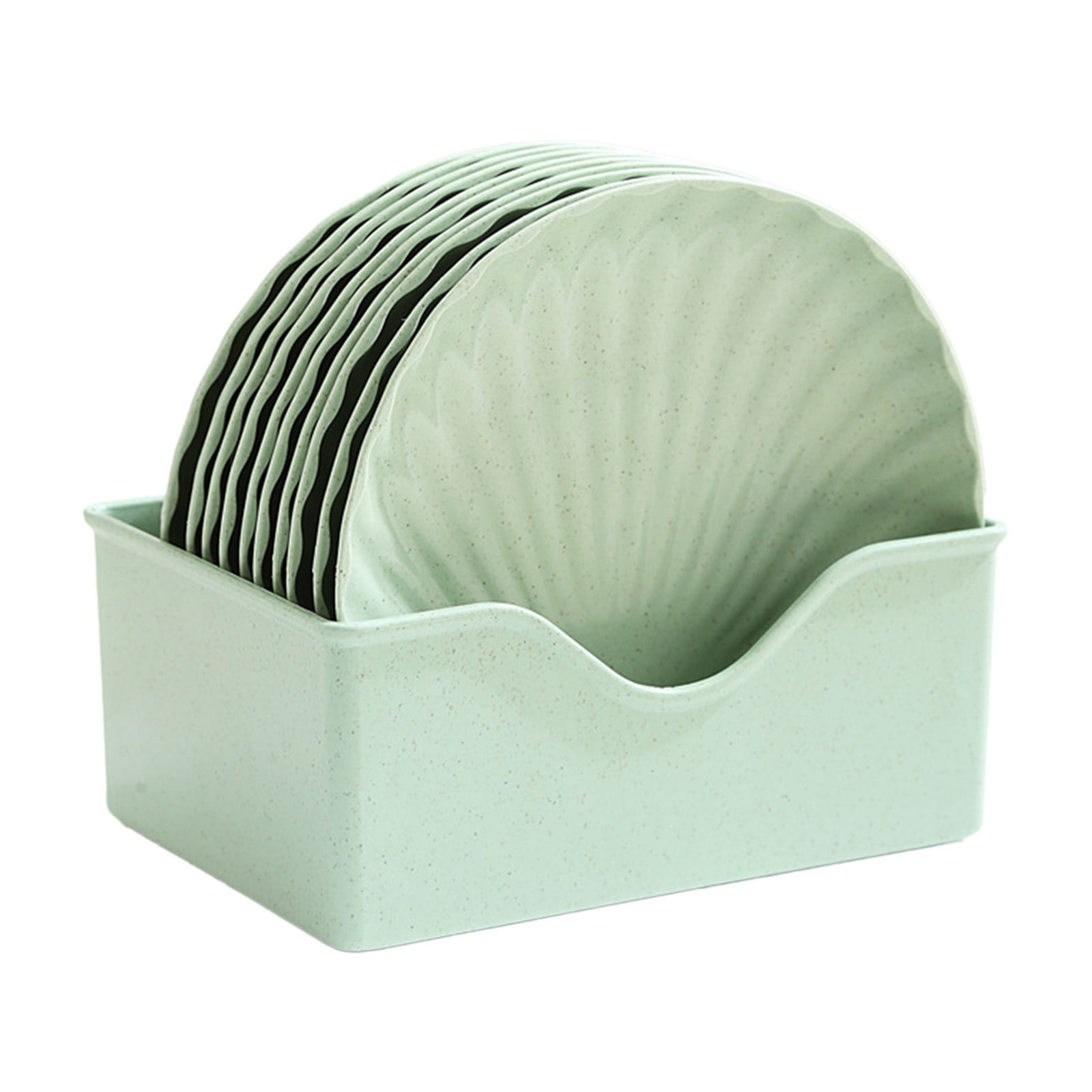 yilyih 10Pcs Shell Shaped Dinner Plates Dinnerware Dishes Sets with ...