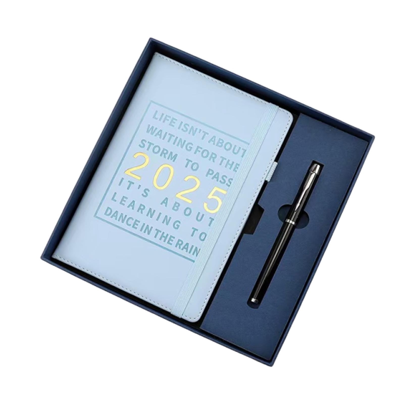 yilyih 2025 Calendar Notebook Daily Planner English Calendar Notebook ...