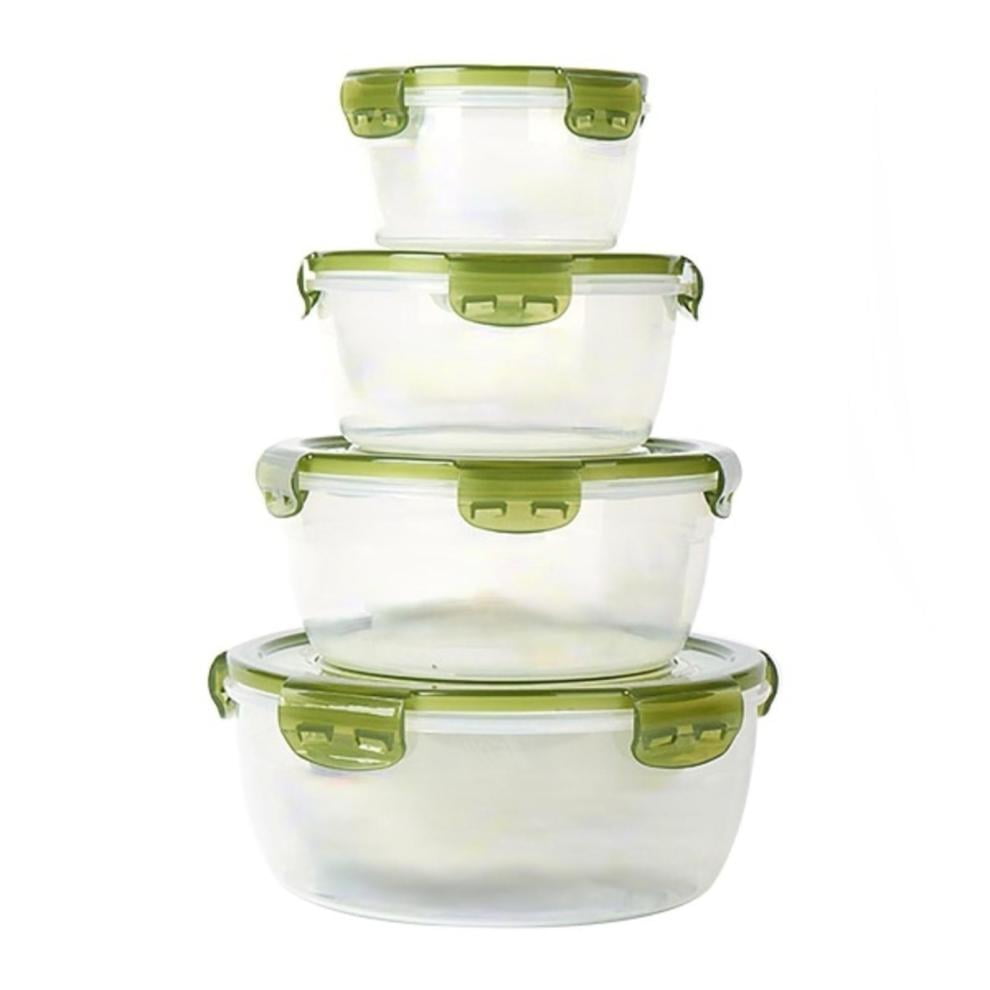 yilyih 4Pieces Extra Large Freezer Containers with Lids Refrigerator ...