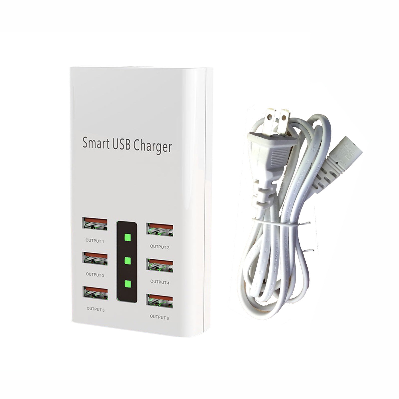 yilyih Android Phone Charger Cord,The New 30W 6-Port USB Plug-In Mobile ...