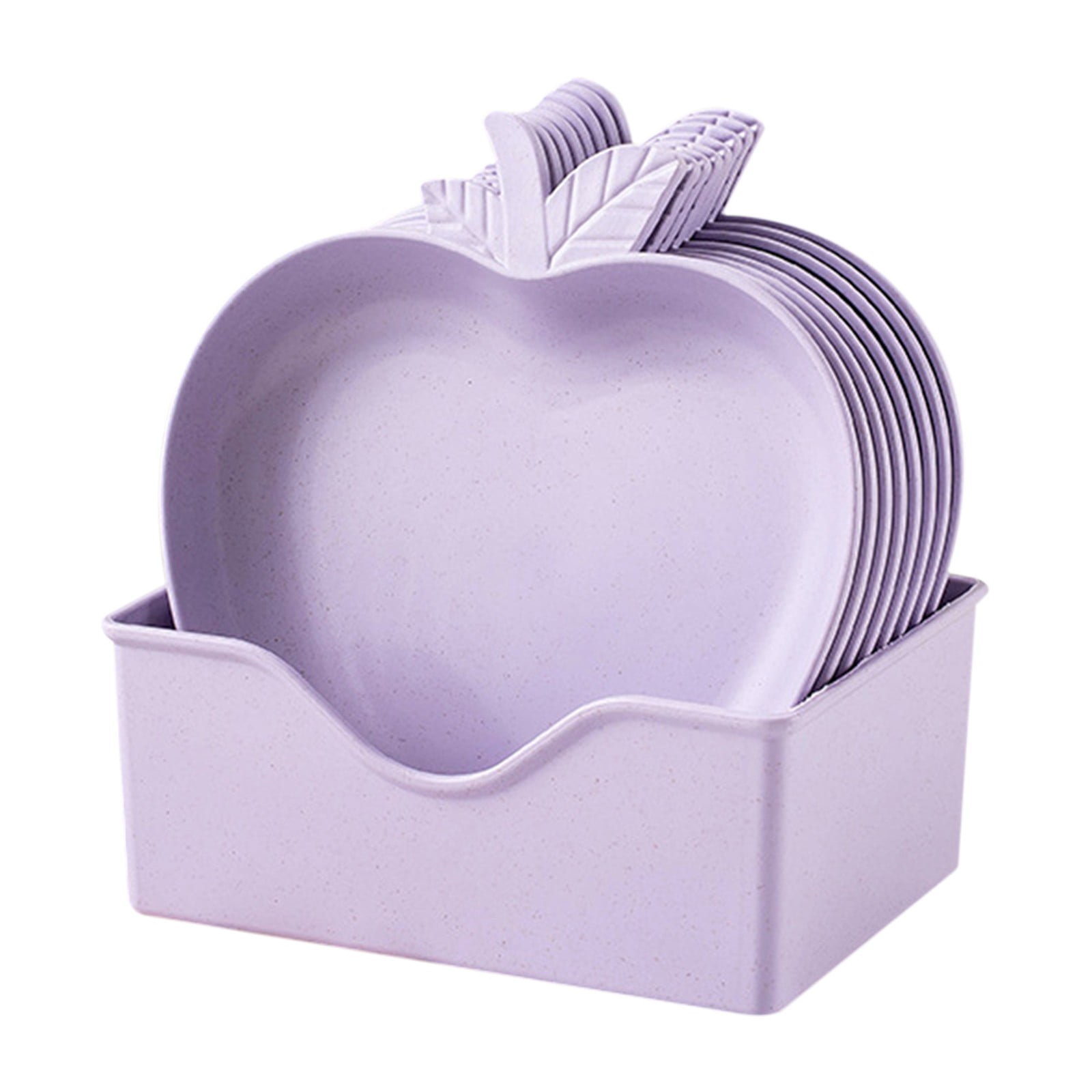 yilyih Apple-Model 10Pcs Dinner Plates Dinnerware Dishes Sets with ...