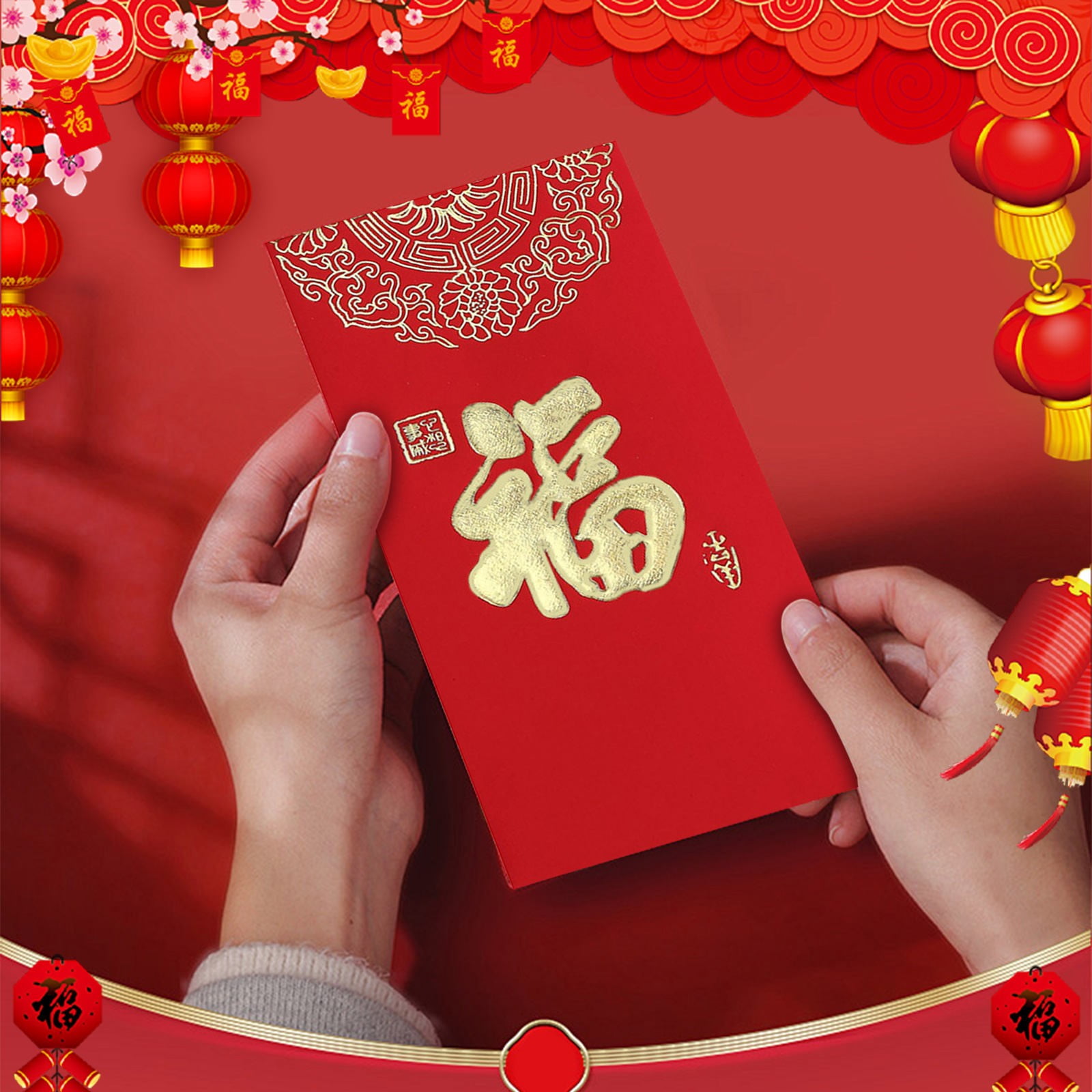 yilyih Chinese New Year 2025 Red Envelope Snake New Year Red Envelope ...