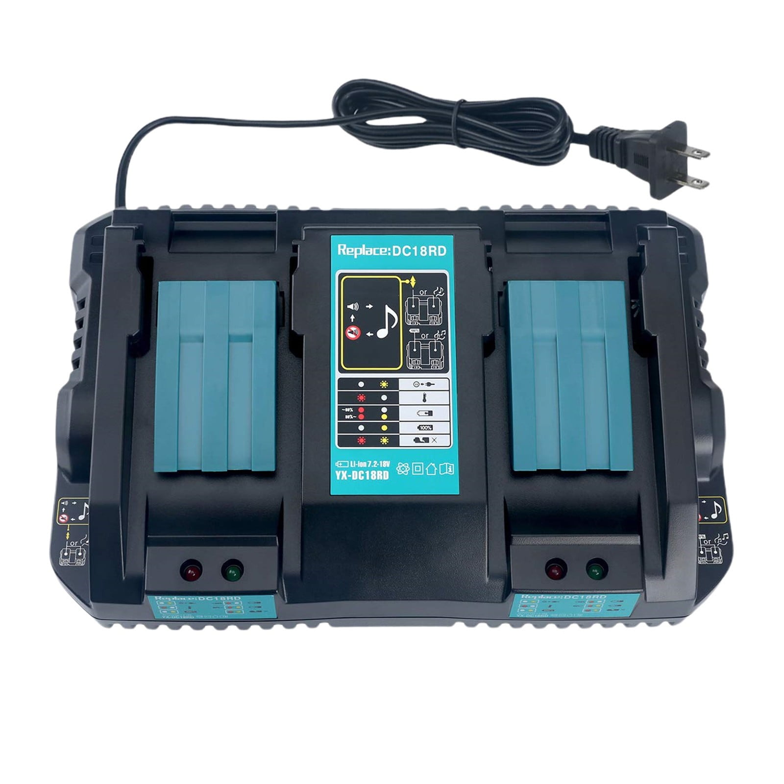 yilyih Electric Tool Battery Charger 14 18V Battery Lithiumion Port ...