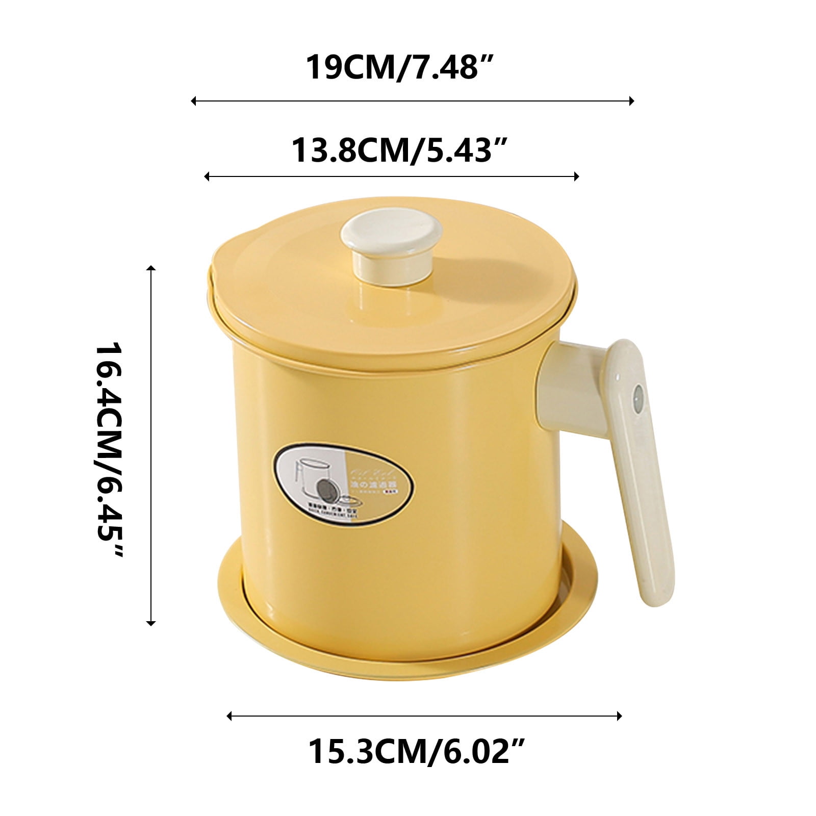 yilyih Food Storage Containers with Lids Multifunctional Profound Fryer ...