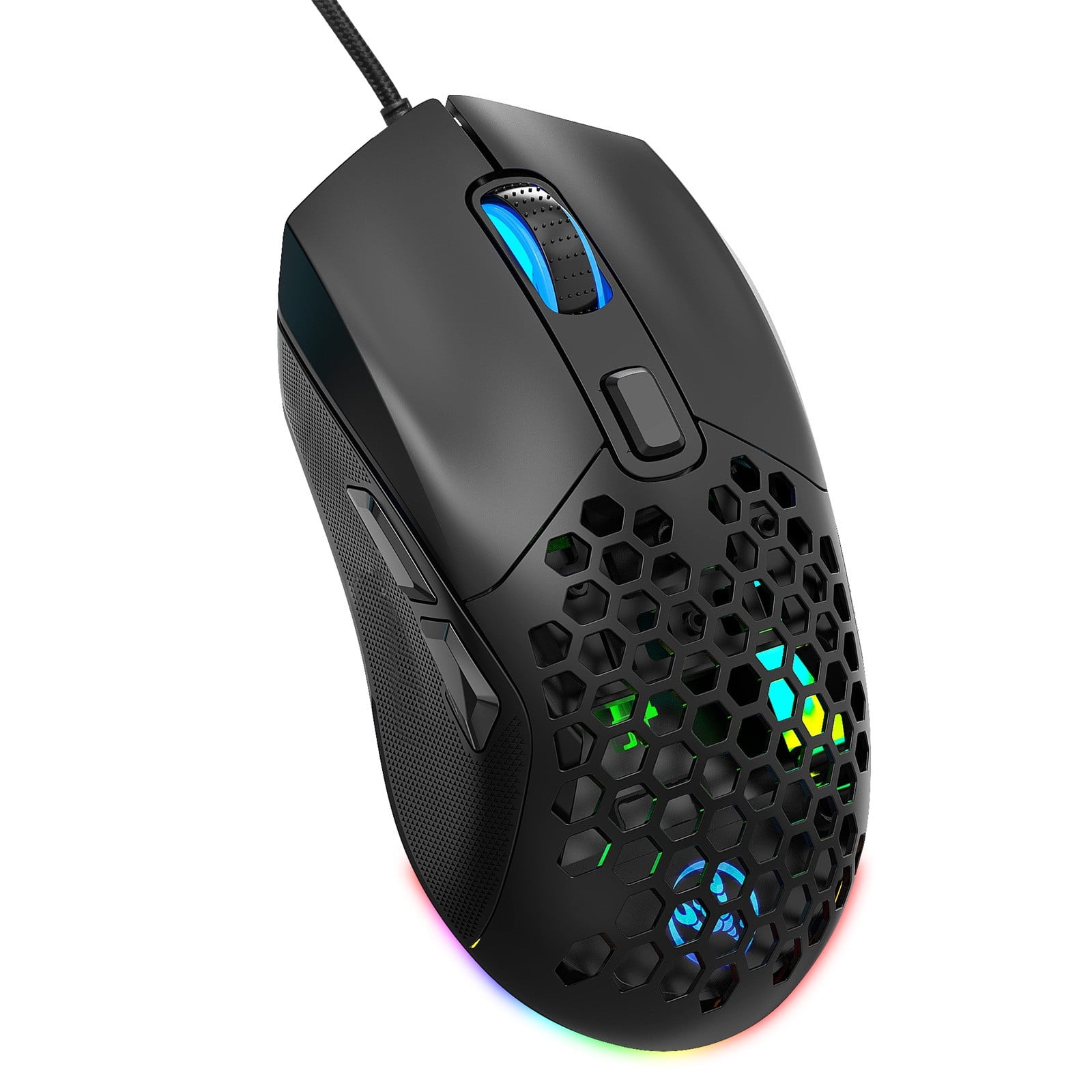 yilyih Gaming Mouse with Double Click,Wired Gaming Mouse 7200 Dpi ...