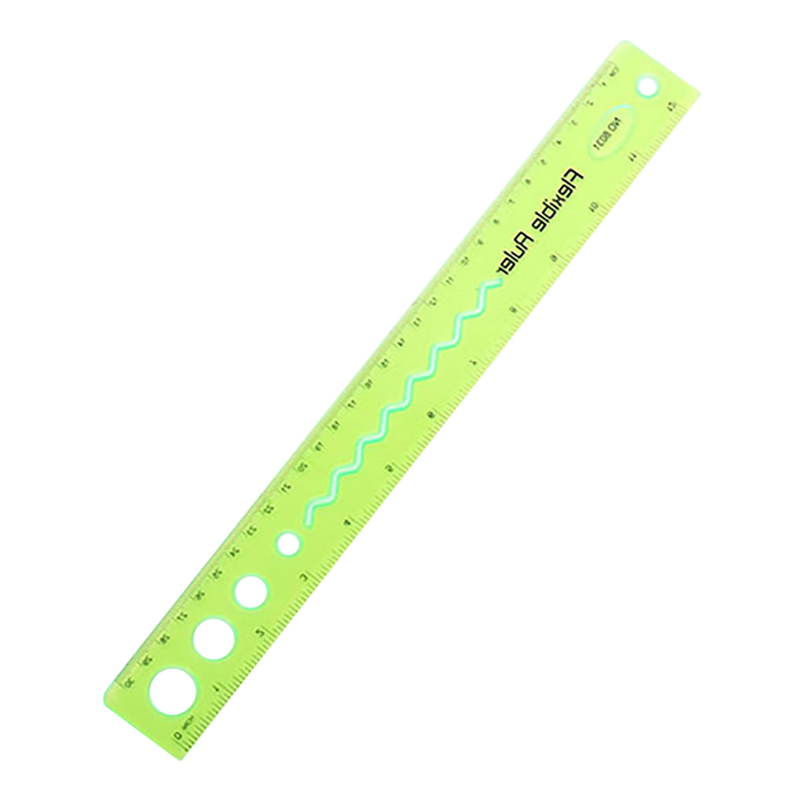 yilyih Plastic Ruler,1 Pieces Flexible Ruler,Plastic Ruler Shatterproof ...