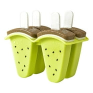 ZOKU Homemade Ice Pop Maker, Classic 6 Popsicle Molds with Reusable ...