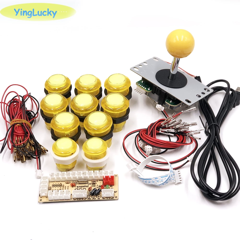 yinglucky sanwa diy kit 2 Players DIY Arcade Joystick game Kits With 20 ...