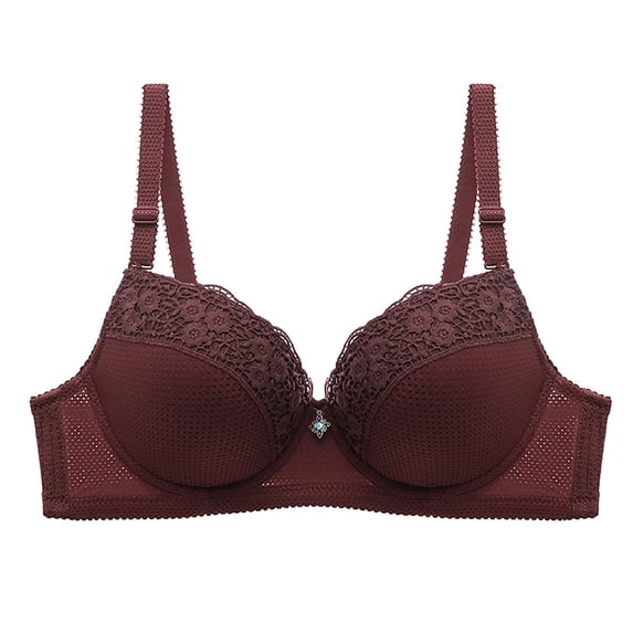 ylioge L-5X Plus Size Bras for Women with Underwire Push Up Bralettes ...