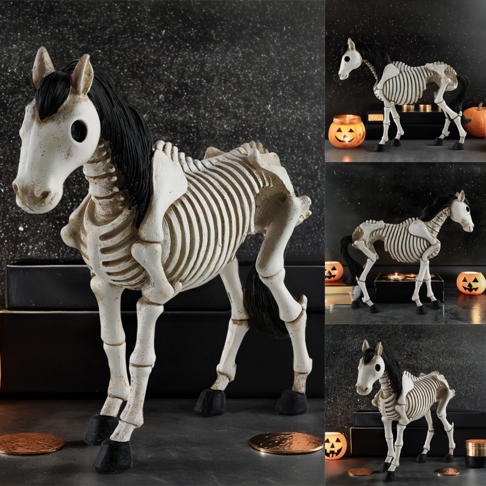 ymcbayline Cheap Stuff Horse Skeleton Halloween Decor Skeleton Horse ...