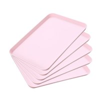 Uxcell 8x6" Fast Food Tray, Plastic Multi-Purpose Rectangle Serving ...