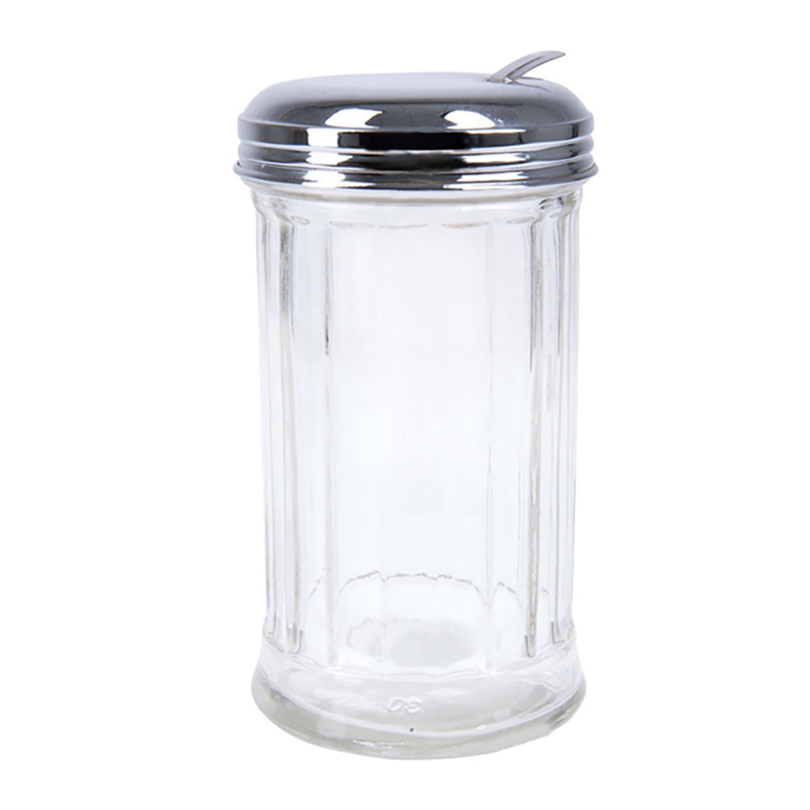 yocbz 10 Oz Glass Sugar Dispenser with Pour Spout and Stainless Steel ...