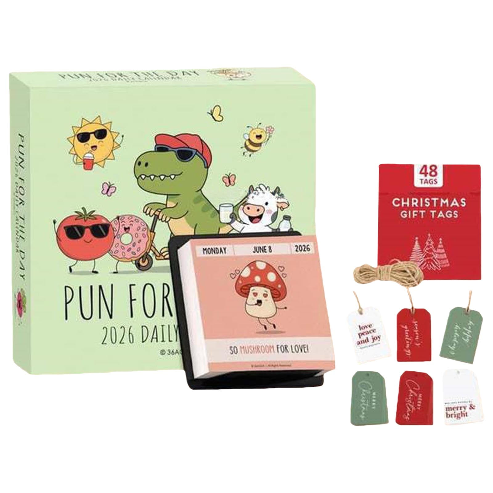yocbz 2026 Funny Pun Calendar – Daily Tear-Off Desk Calendar with 365 ...