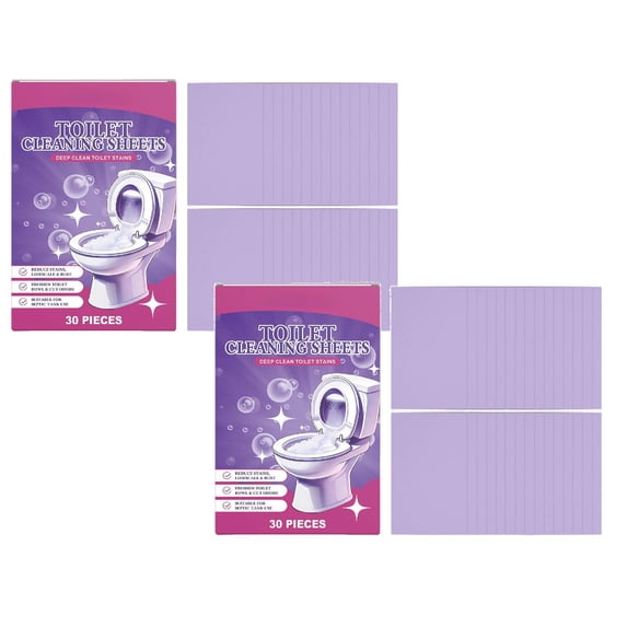 yocbz 30PCS Clean Foam Cleaner Toilet Cleaning Sheets– Deep Stain ...