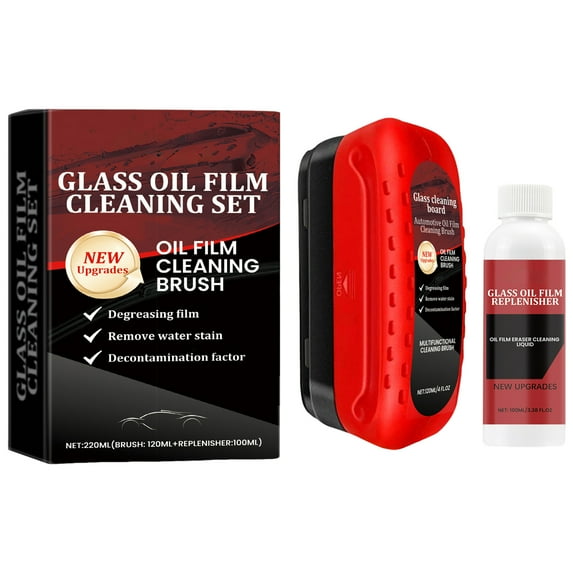 yocbz Automotive Oil Film Cleaning Brush for Car Windows, Car ...