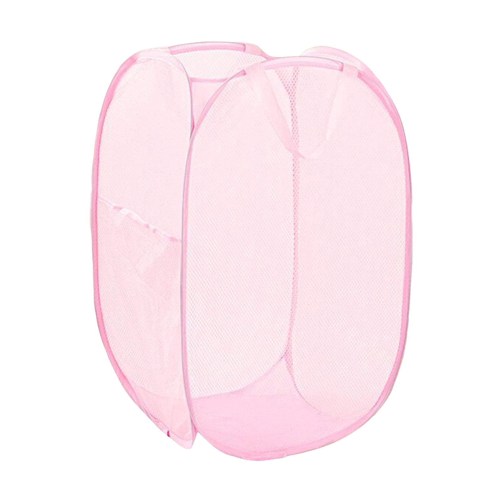 yocbz Collapsible Laundry Basket, Clothes Mesh Pop Up Hamper, Small ...