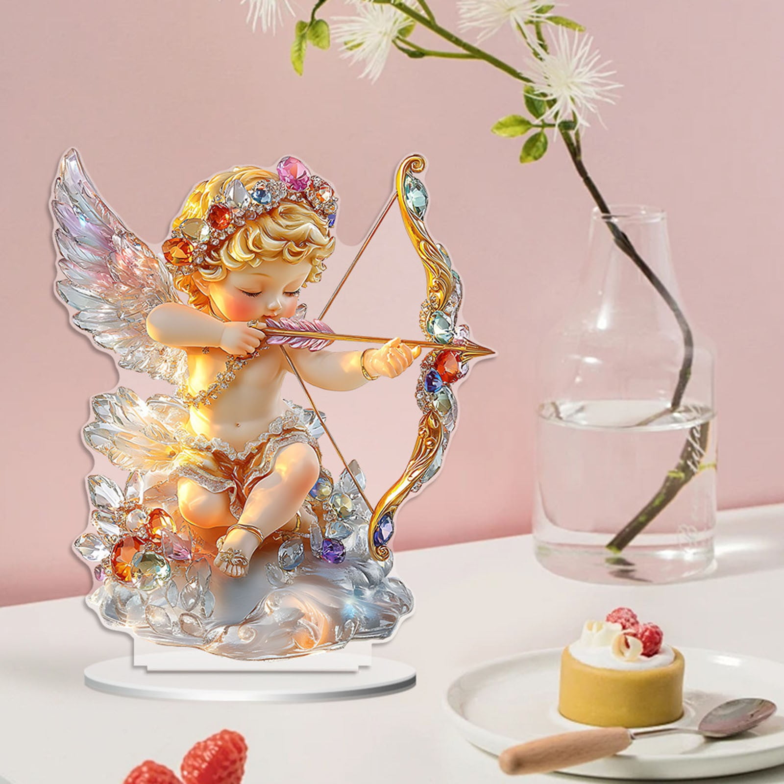 yocbz Cupid Angel Statue for Valentine's Day Decorations Romantic ...