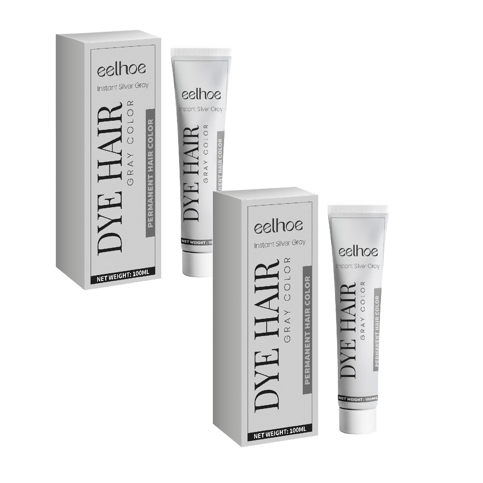 yocbz Gray Hair Color Cream, Gray Toner for Bleached Hair, Anti ...