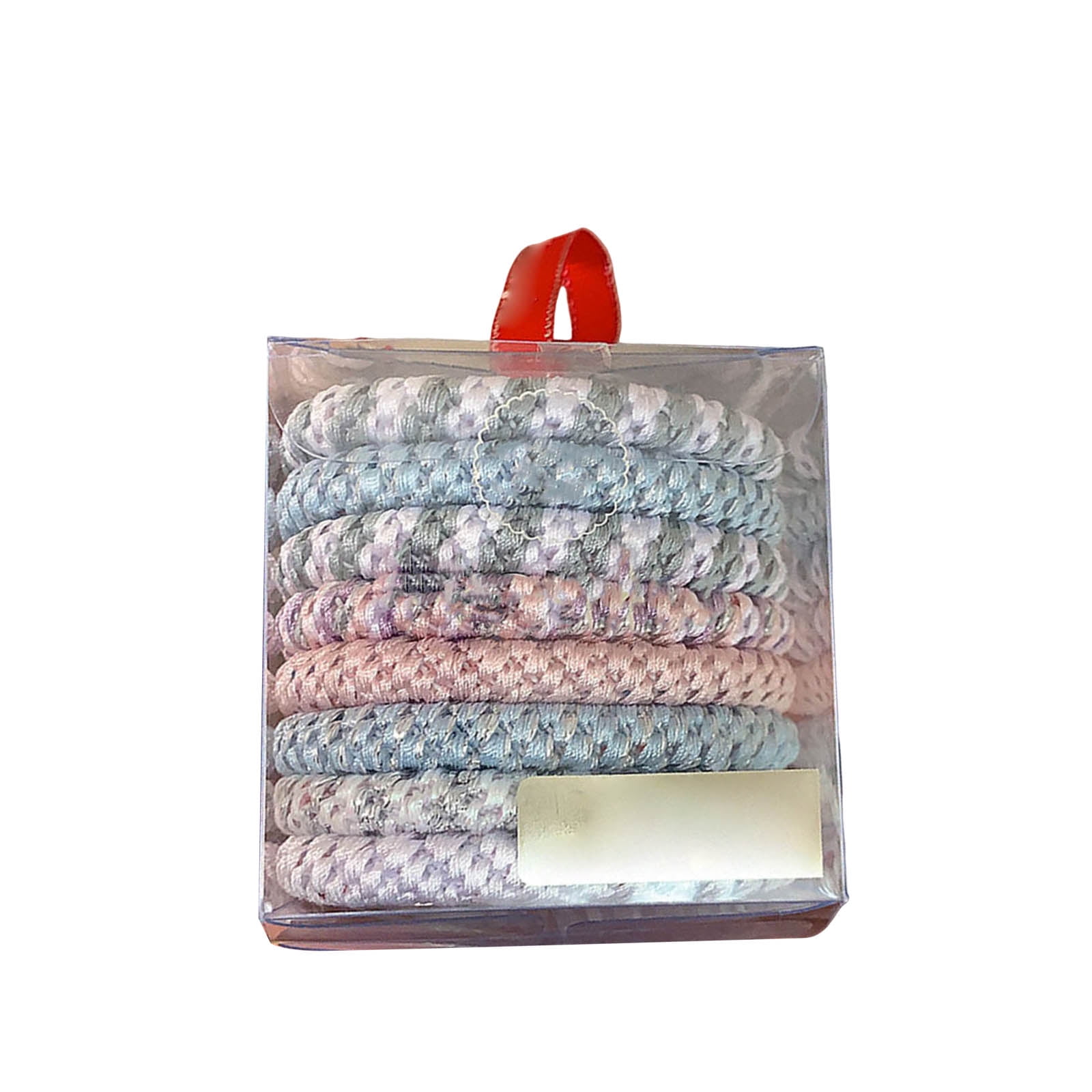 yocbz Hair Ties for Thick Hair, Grab & Go Pony Tube, 8 Pack, Weaving ...