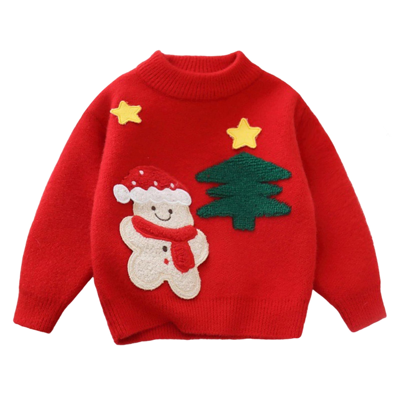 yocbz Little Girl Christmas Sweater Kids Baby Girls Boys Christmas Fall ...