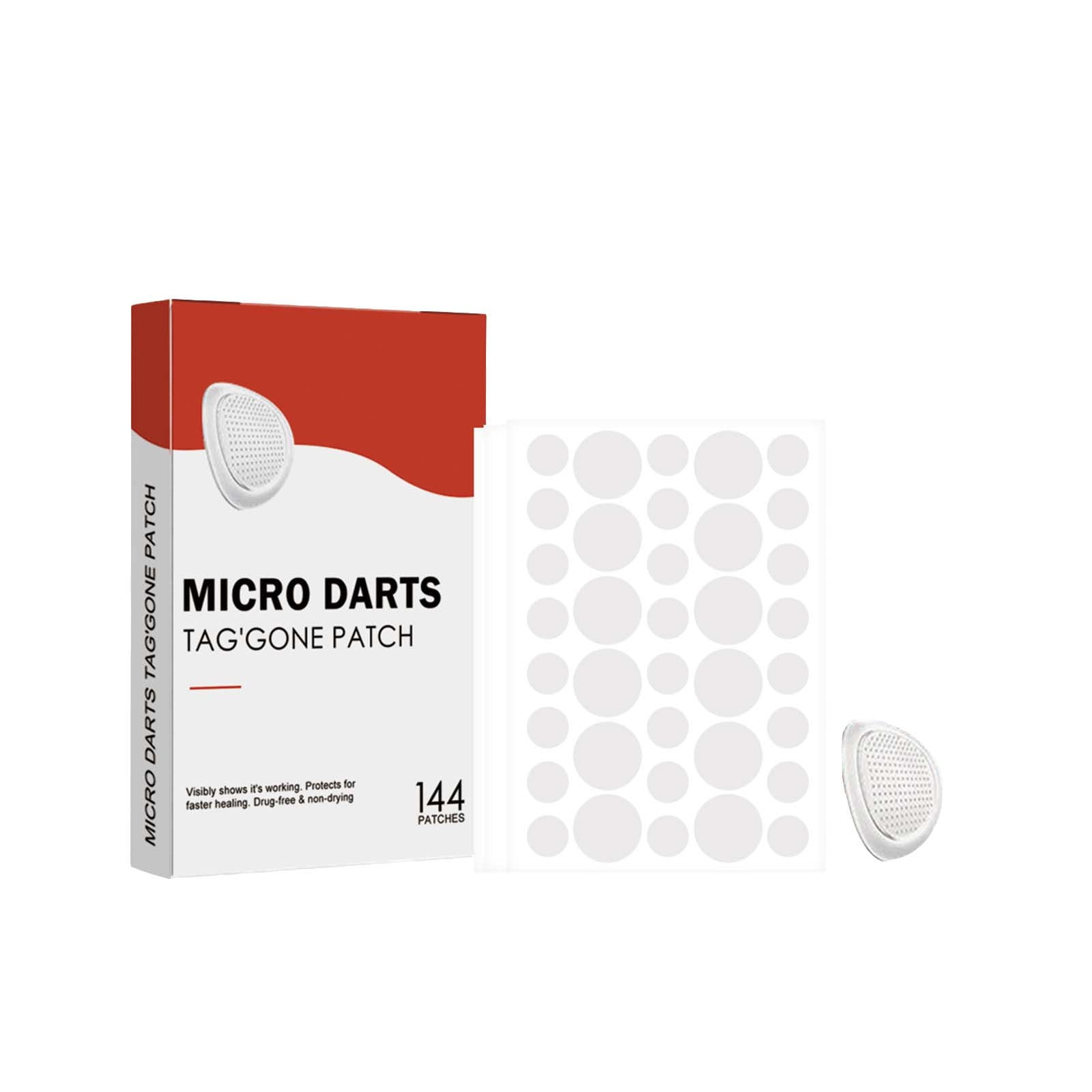 yocbz Microdarts Tag'gone Patch,Micro Darts Tag Gone Patch,144 Counts ...
