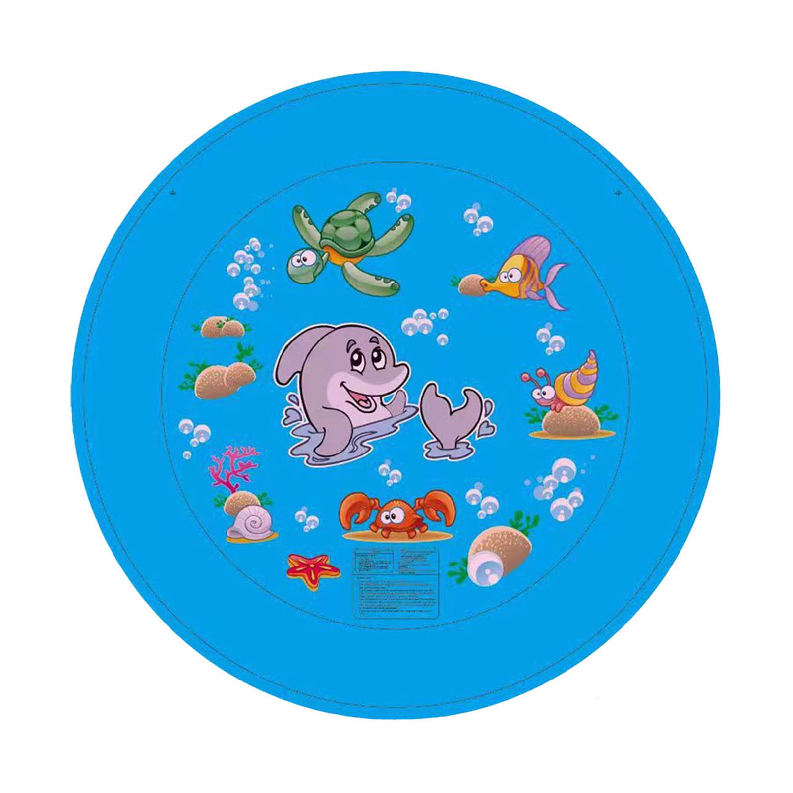 yocbz Outdoor Water Fun for Kids: 59" Inflatable Splash Pad | Water ...