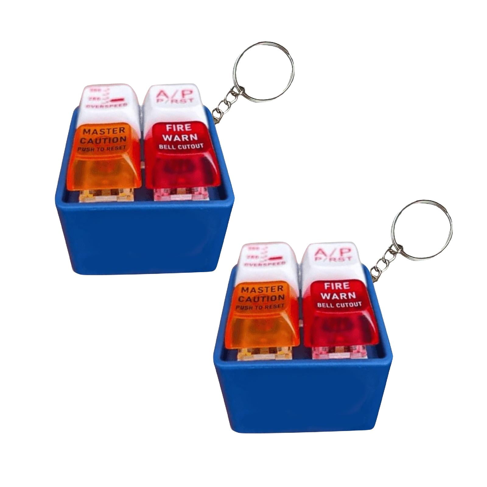 yocbz Pilot and Crew Alert Keychain Warning Sound Simulator, Airplane ...