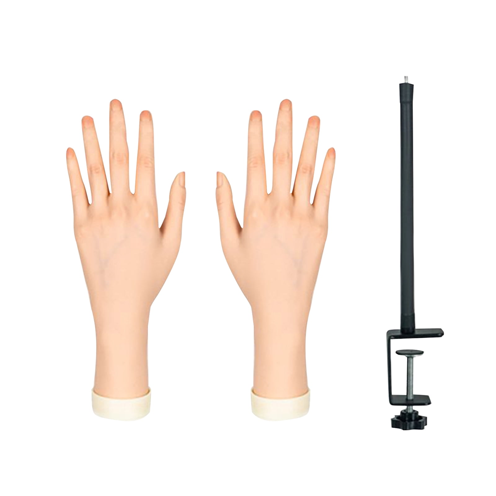 yocbz Practice Hand for Acrylic Nails, Realistic, Silicone, Fake Hand ...