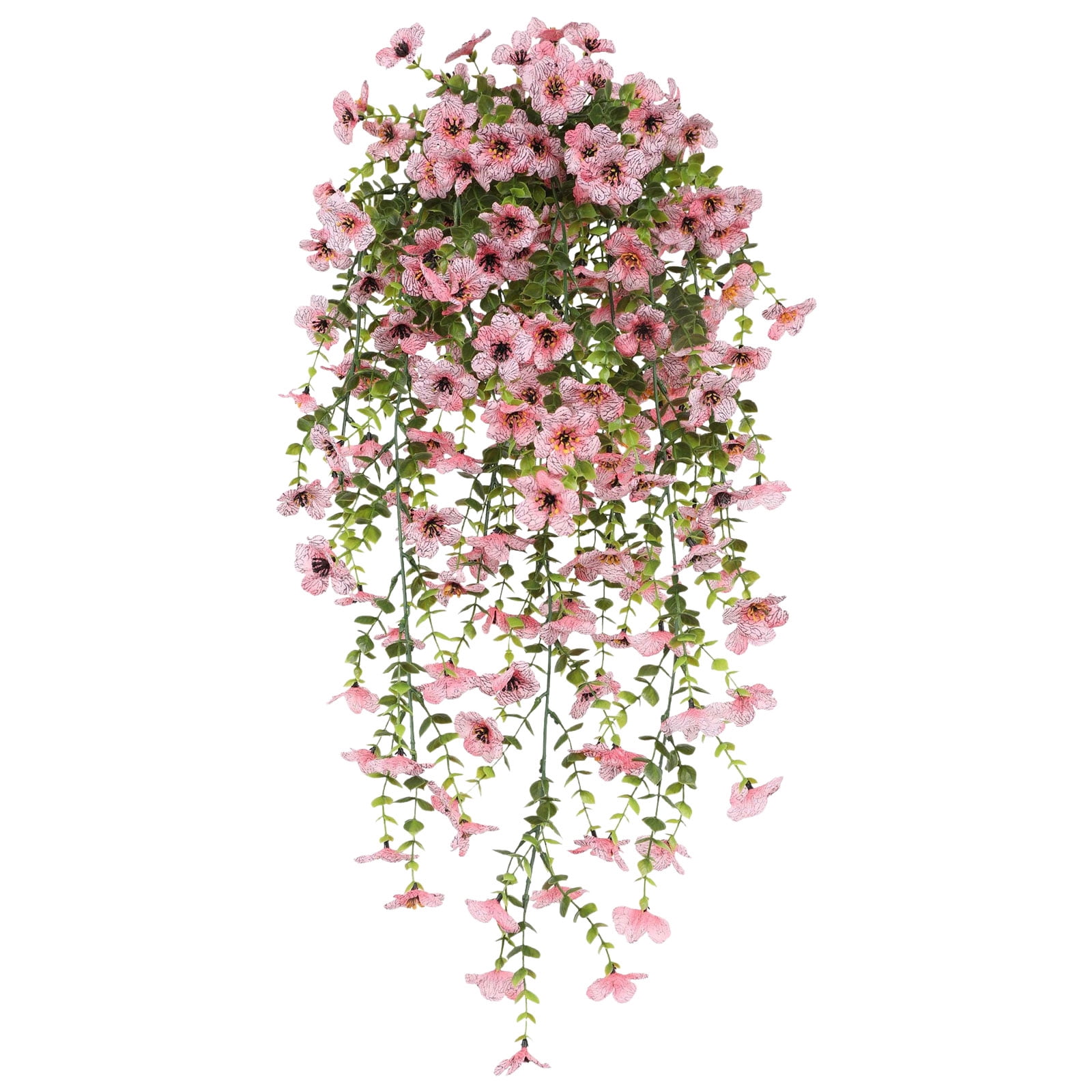 yocbz UV Resistant Artificial Hanging Flowers with Plastic Stems, Fake ...